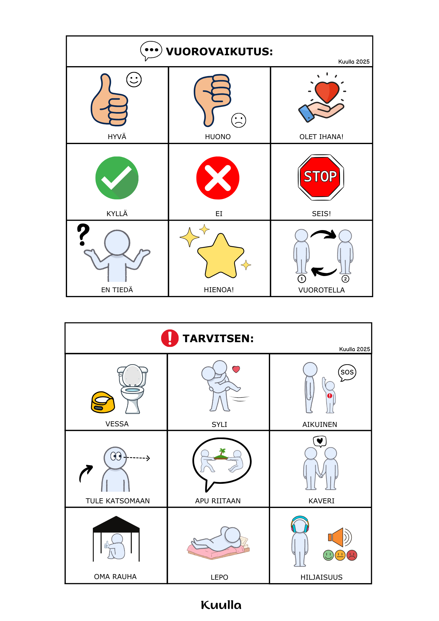 Maksuttomat kuvatuki -materiaalit